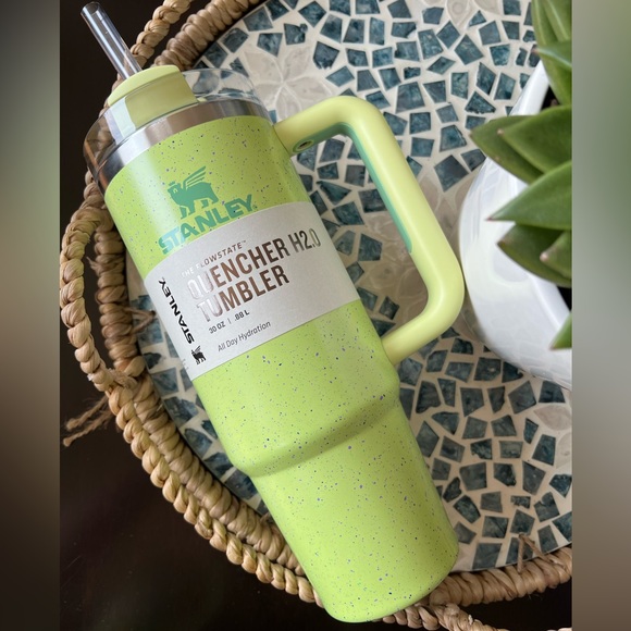 Stanley | Dining | Stanley Citron Speckled 3 Oz Quencher H20 Flowstate ...